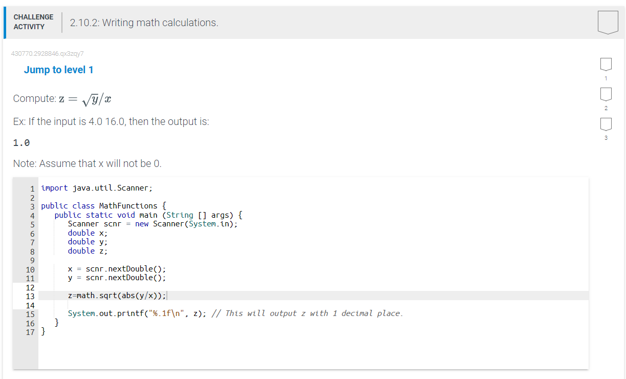 Solved \begin{tabular}{l|l} CHALLENGE & 2.10.2: Writing math | Chegg.com