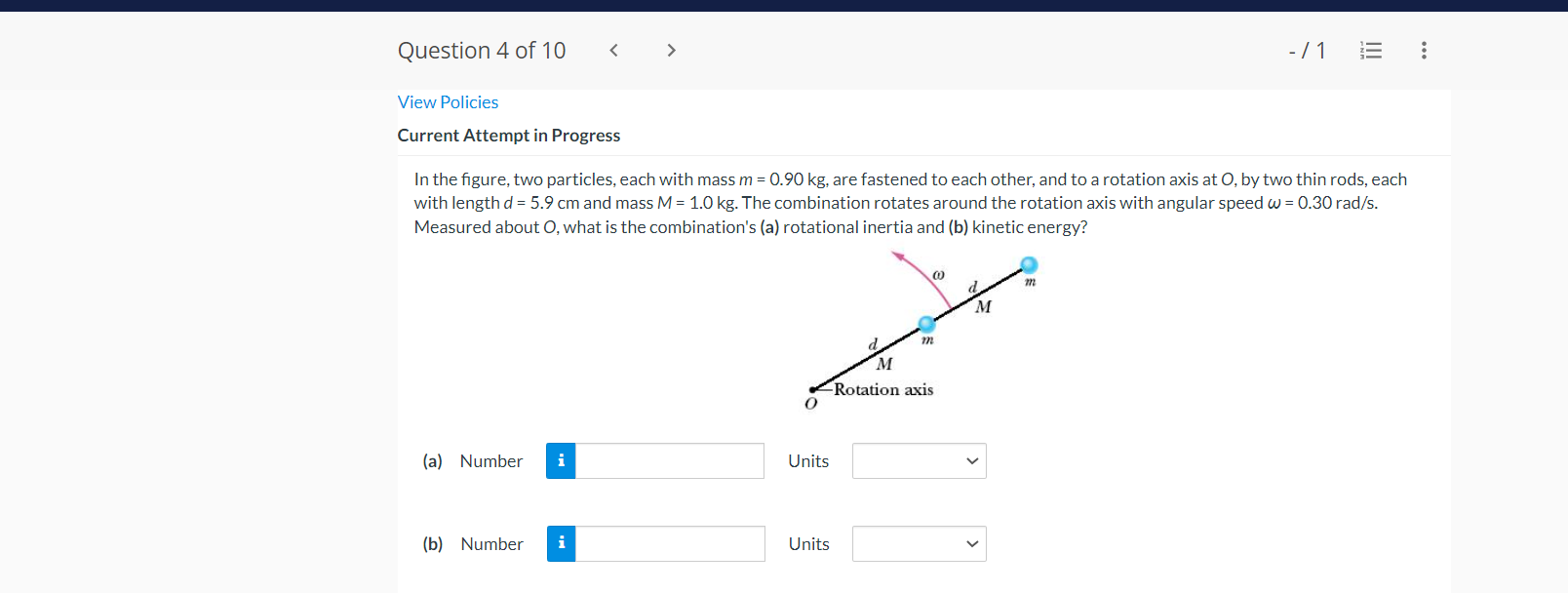 Solved In the figure, two particles, each with mass m=0.90 | Chegg.com