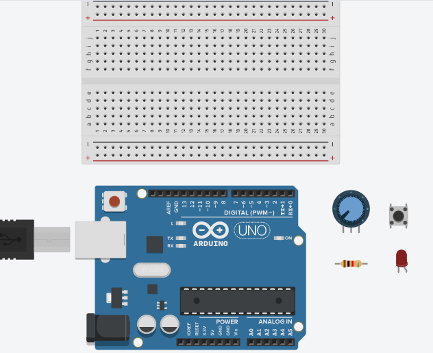 Build a circuit to control LED Brightness - Connect | Chegg.com