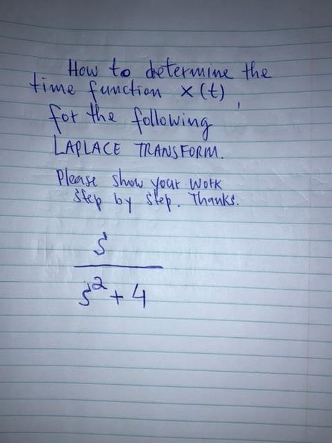 Solved How to determine the time function X(t) for the | Chegg.com
