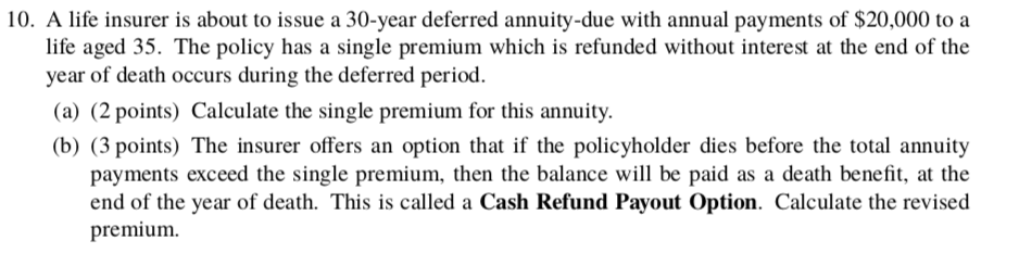 Use the SOA-LTAM Standard Ultimate Life Table and | Chegg.com