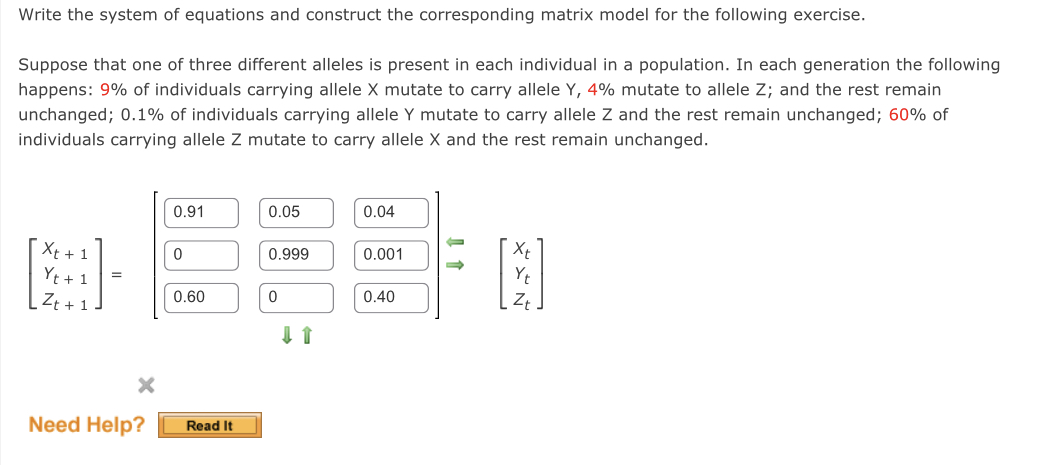 Solved Write the system of equations and construct the | Chegg.com