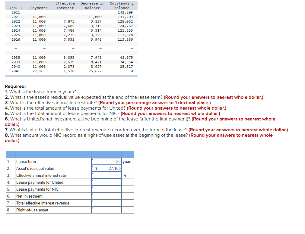 Solved Effective Interest Decrease in Balance Payments Jan. | Chegg.com