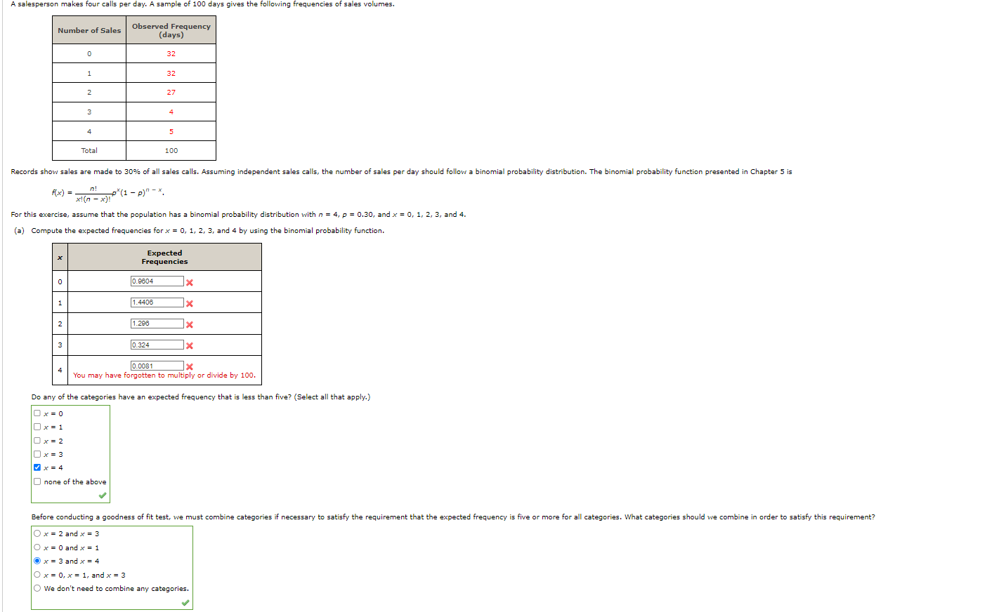 Solved please correct the ones i got wrong, thank you | Chegg.com