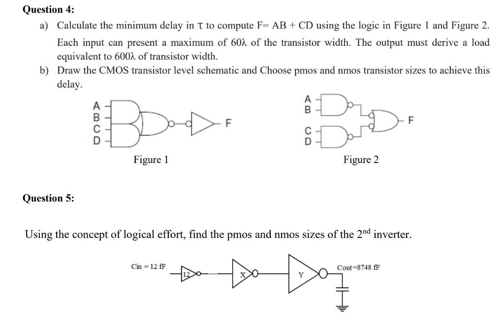 Solved Question 1: 111. a) Sketch CMOS compound gate Y= | Chegg.com