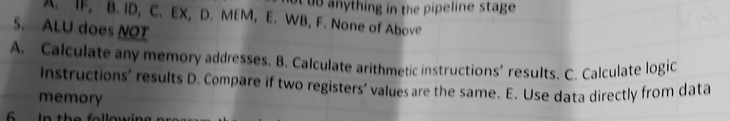 Solved Computer Architecture Multiple Choice ( Select either | Chegg.com