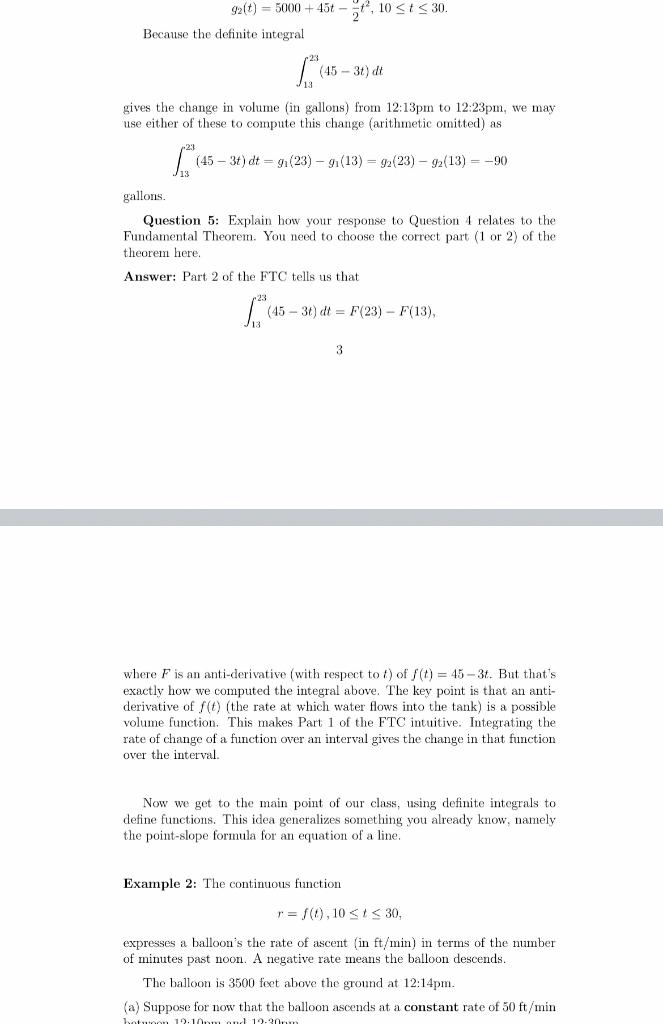 Example 1: The continuous function r=f(t),10≤t≤30 | Chegg.com