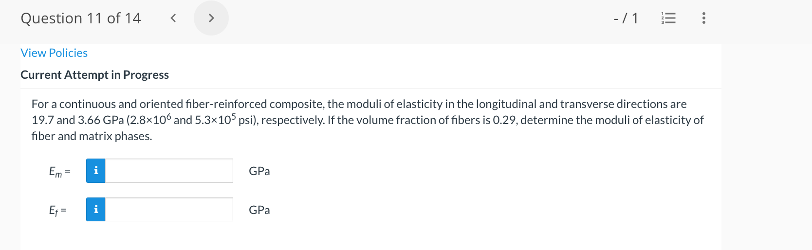 Solved For a continuous and oriented fiber-reinforced | Chegg.com
