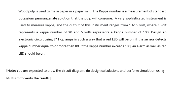 Solved Wood pulp is used to make paper in a paper mill. The | Chegg.com