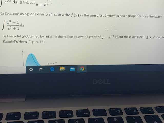 Solved ev dz (Hint: Let U=2 2) Evaluate using long division | Chegg.com