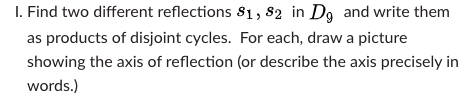 (When writing permutations as products of disjoint | Chegg.com