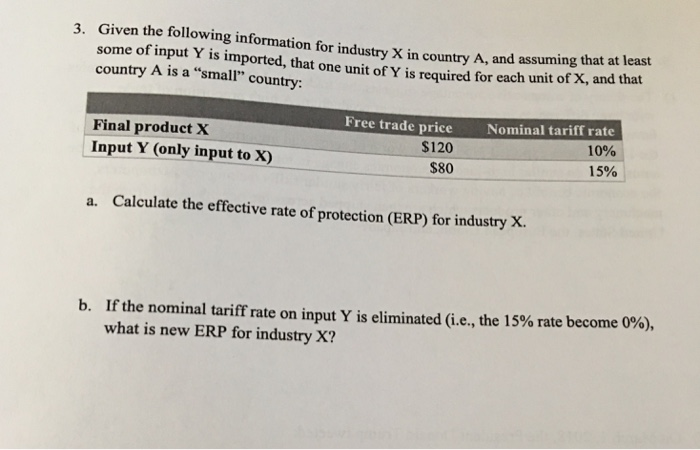 Solved 3. Given the following information for industry X in | Chegg.com
