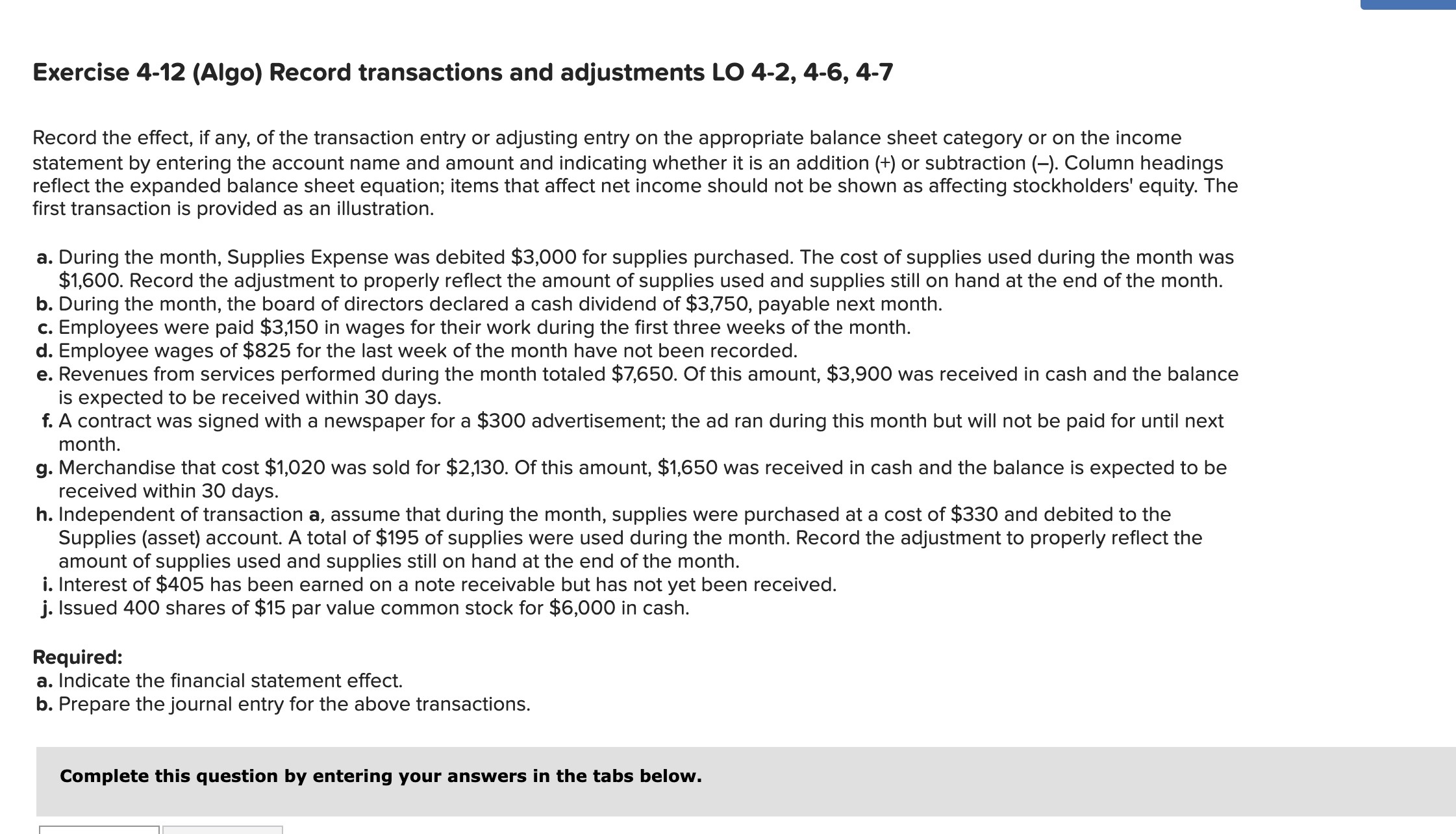 Solved Exercise 4 12 Algo Record Transactions And 3716