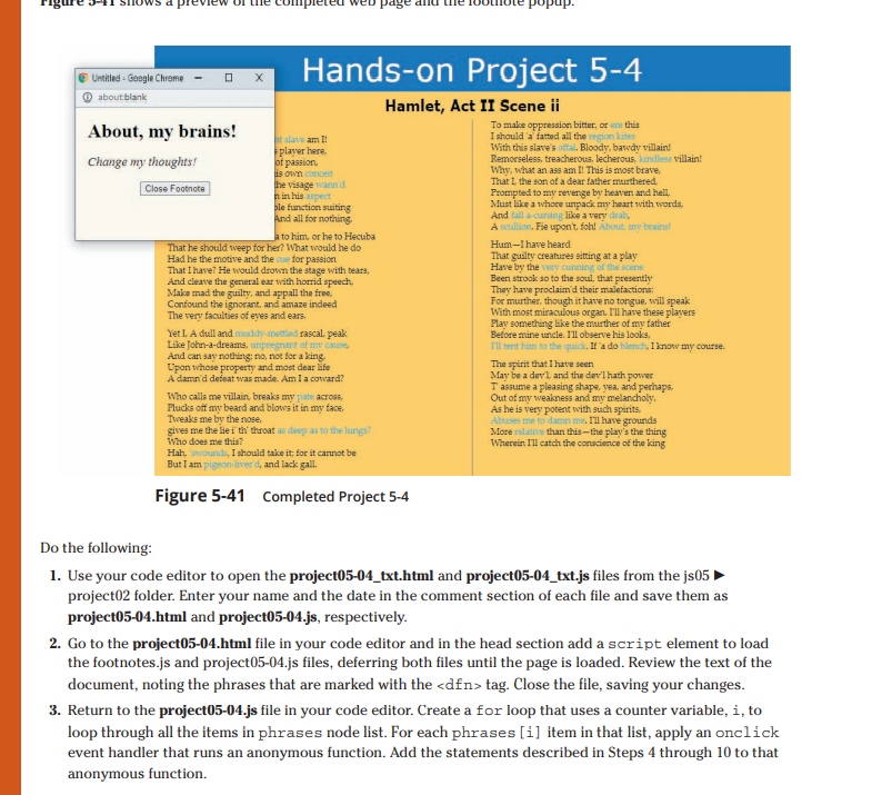 Solved Do the following: 1. Use your code editor to open the | Chegg.com