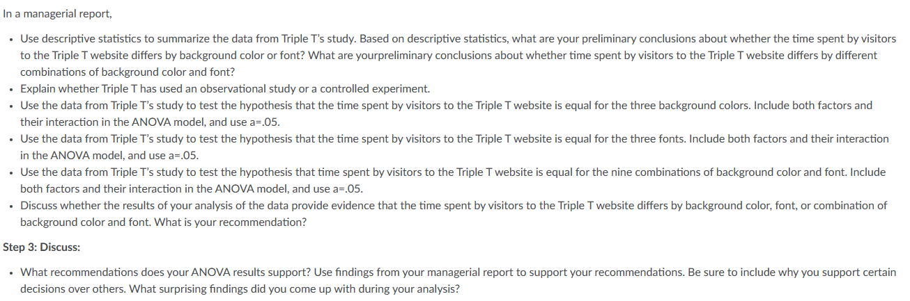 Solved \Run the ANOVA: Two-Factor with Replication | Chegg.com