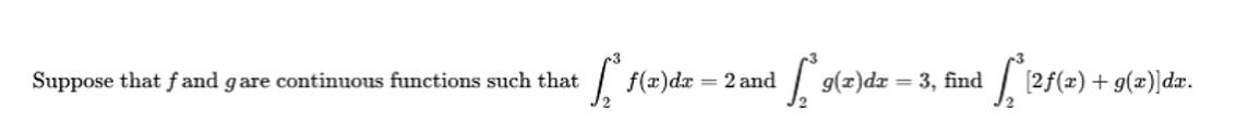 Solved Suppose that fand gare continuous functions such that | Chegg.com