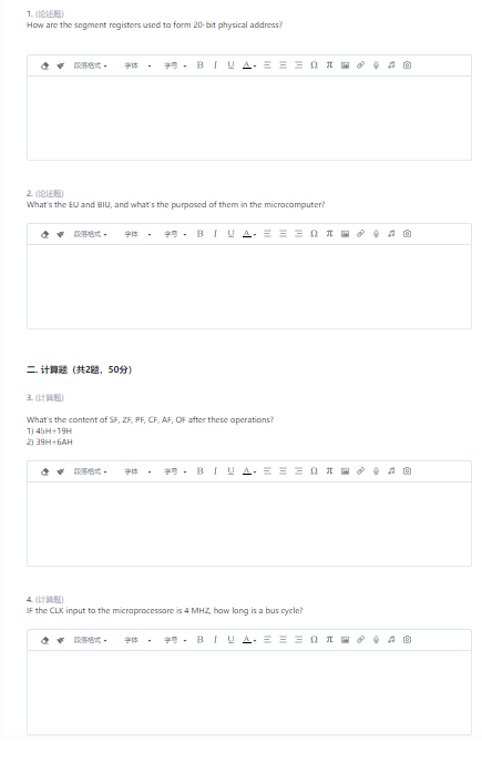 Solved 1.How are the segment registers used to form 20-bit | Chegg.com