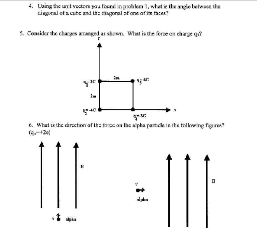 Solved Problems. 1. A cube is placed so that one of its | Chegg.com