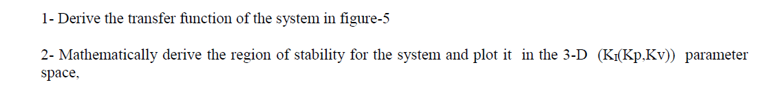 Solved KI/S Кр DC Motor KS The servo-process: The | Chegg.com