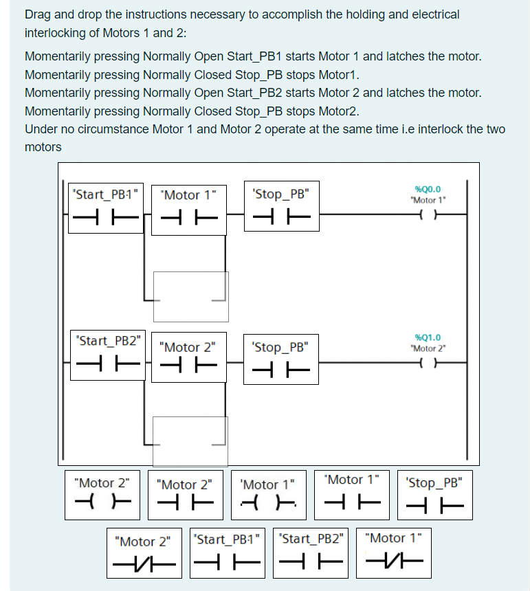 Solved Drag and drop the instructions necessary to | Chegg.com Solved Drag and drop the instructions necessary to | Chegg.com