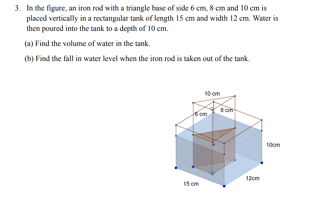 Solved 1. (a) The figure shows a cube of side 8 cm. Find its | Chegg.com