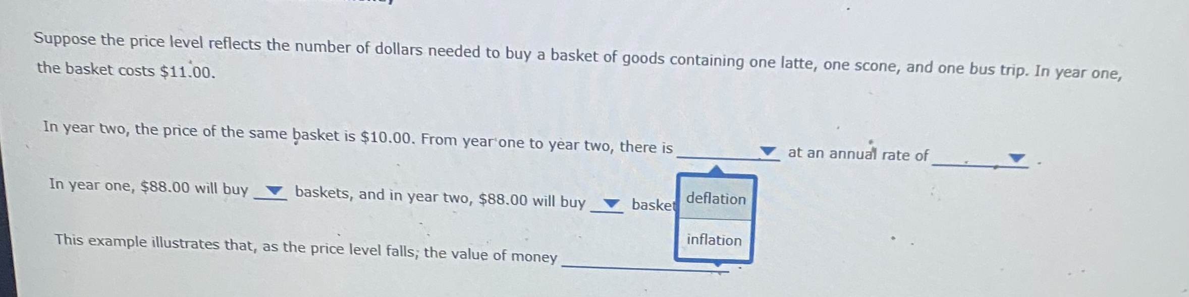 Solved Suppose the price level reflects the number of | Chegg.com