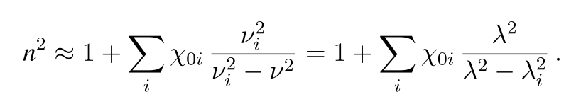2. The Sellmeier equation (a) Write a program to plot | Chegg.com