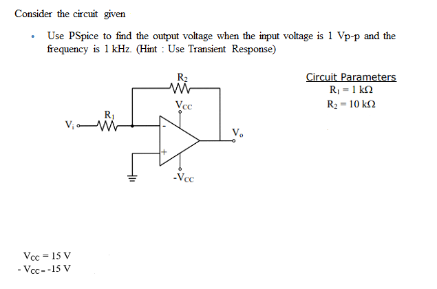 Solved Consider the circuit given - Use PSpice to find the | Chegg.com