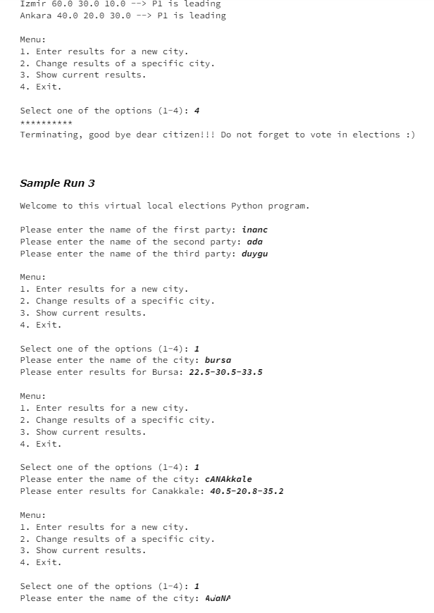 Solved PLEASE CREATE THE FUNCTIONS AT THE END OF THE | Chegg.com