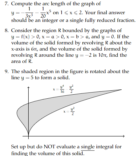 Solved 7. Compute the arc length of the graph of | Chegg.com