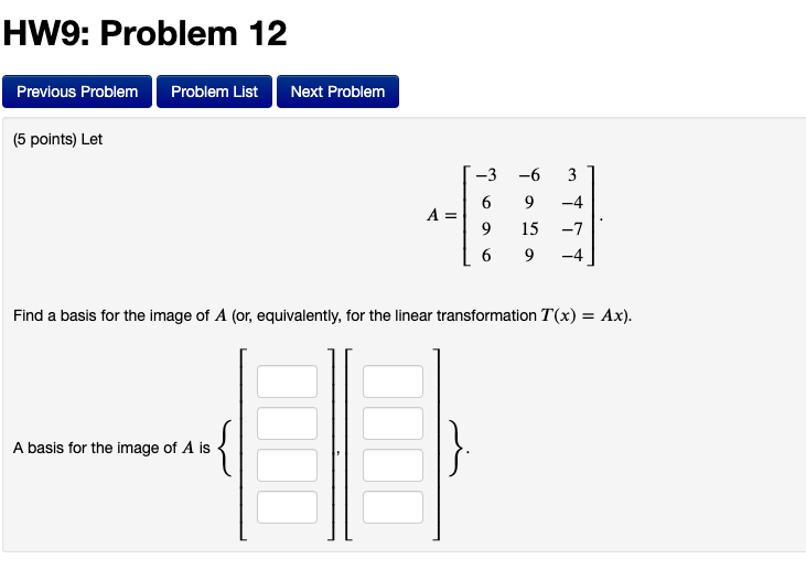 Solved HW9: Problem 11 Previous Problem Problem List Next | Chegg.com