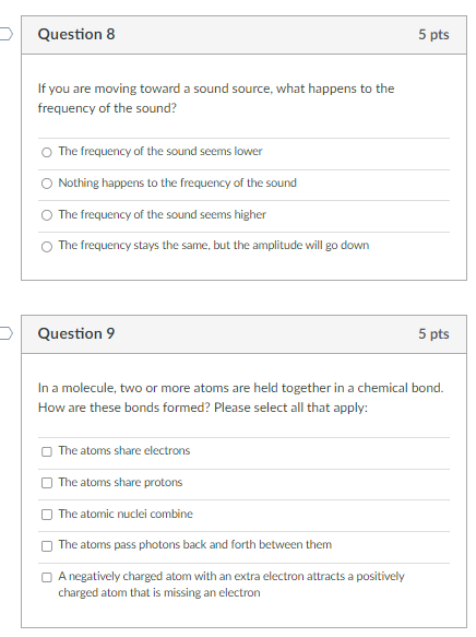 Solved If you are moving toward a sound source, what happens | Chegg.com