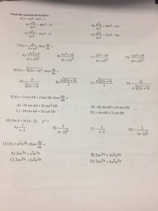 Solved Find the limit. 1) lim (x+3)2(x 2)3 D) -4 C)-16 B) | Chegg.com Solved Find the limit. 1) lim (x+3)2(x 2)3 D) -4 C)-16 B) | Chegg.com