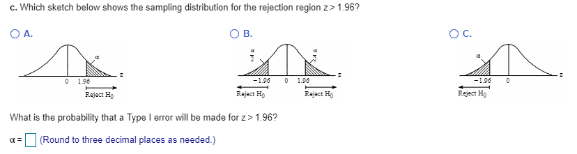 Solved For each of the following rejection regions, sketch | Chegg.com