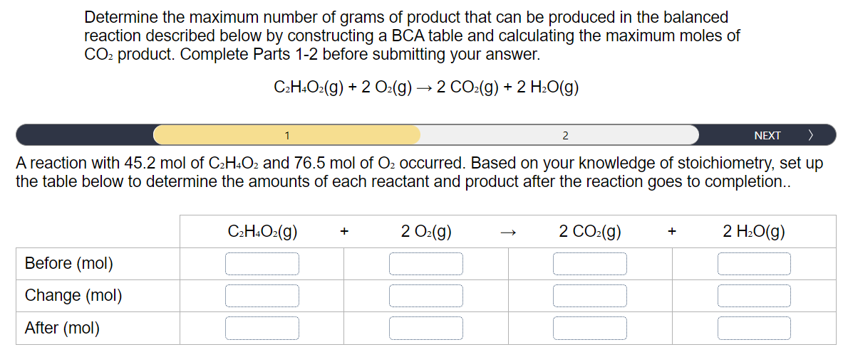 Solved Determine the maximum number of grams of product that | Chegg.com