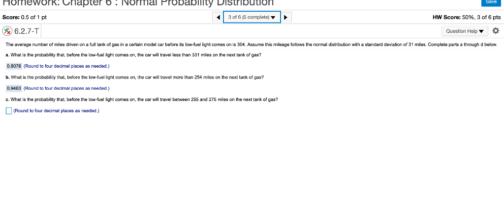 Solved Score 0 25 Of 1 Pt 1 Of 6 5 Complete Hw Score