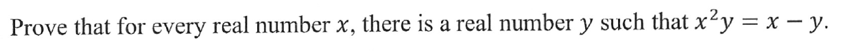 Solved Prove that for every real number x, there is a real | Chegg.com