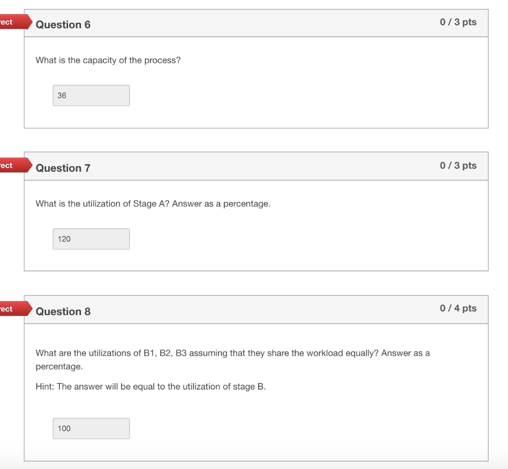 Solved rect Question 6 0/3 pts What is the capacity of the | Chegg.com