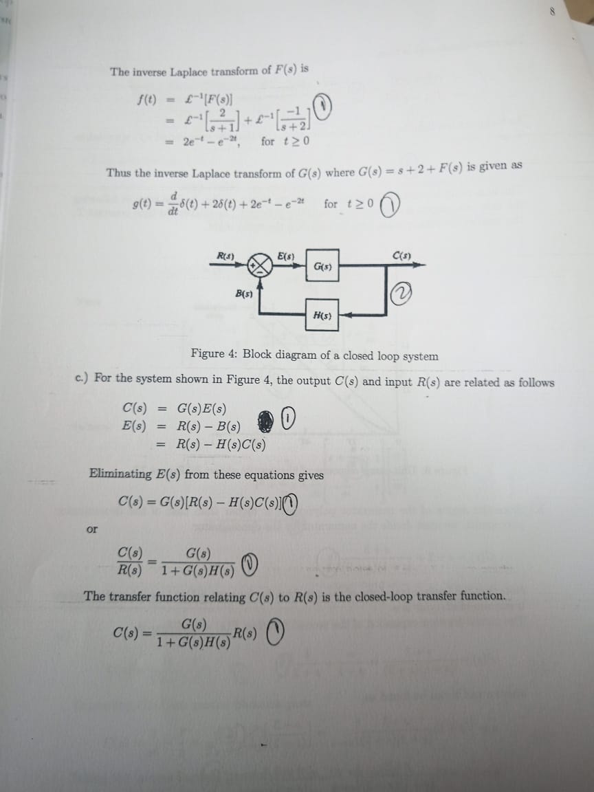 Solved For the given transfer function, taking | Chegg.com