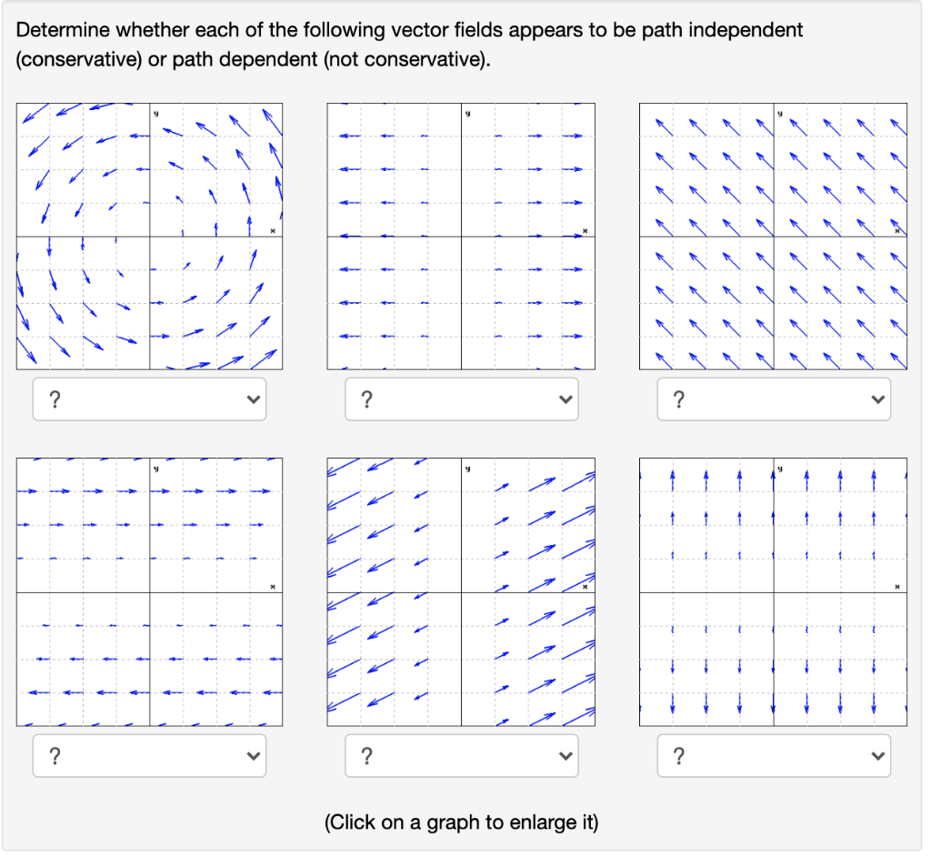 Solved Determine whether each of the following vector fields | Chegg.com