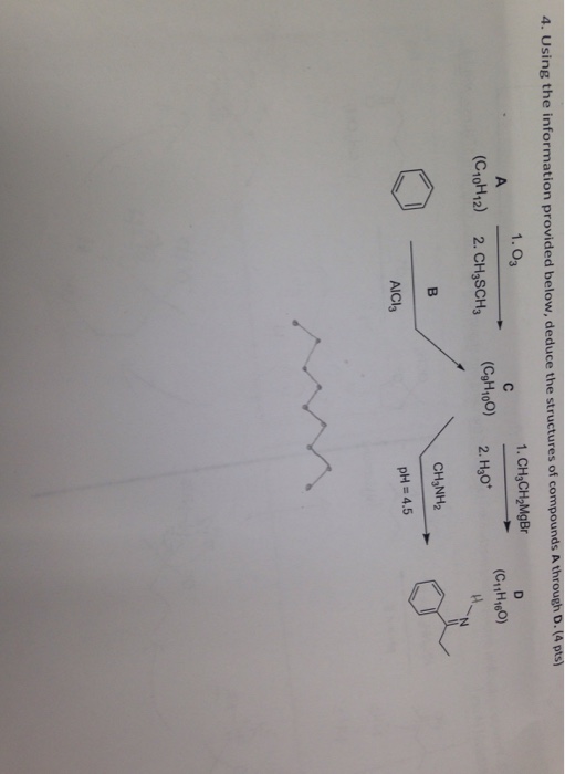 Solved Using the information provided below, deduce the | Chegg.com