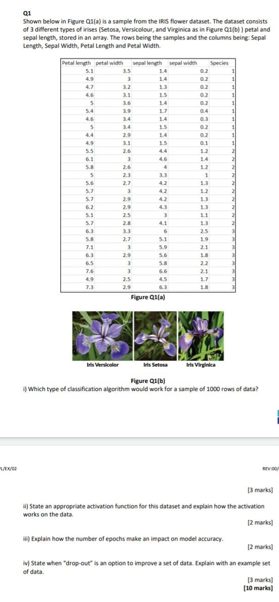 Solved Q1 Shown below in Figure Q1(a) is a sample from the | Chegg.com