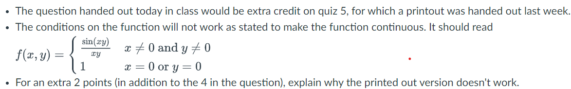 Solved Show that the following function is continuous | Chegg.com
