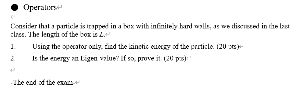 Solved Consider that a particle is trapped in a box with | Chegg.com