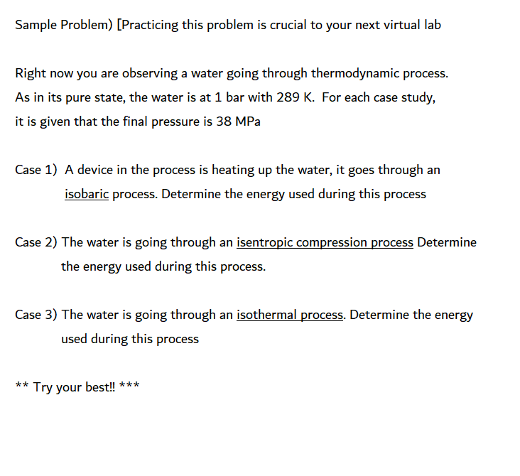 Solved Sample Problem) [Practicing this problem is crucial | Chegg.com