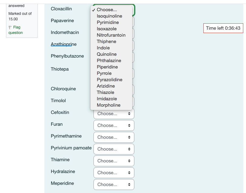 Match the following items pls. | Chegg.com