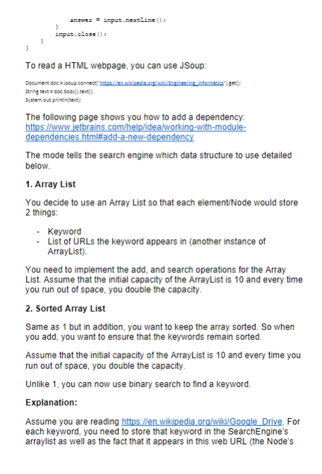 Solved In this assignment you will be building a small-scale | Chegg.com