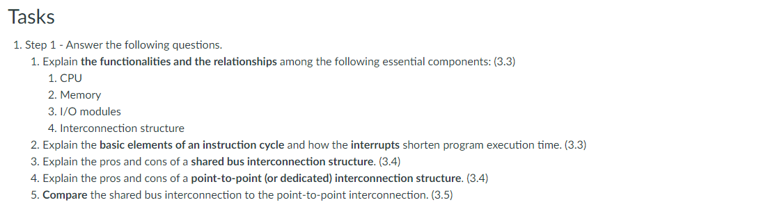 Solved 1. Step 1 - Answer the following questions. 1. | Chegg.com
