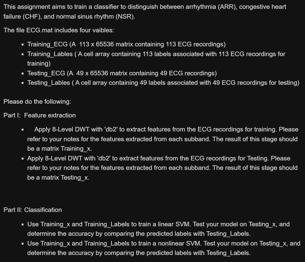Solved This assignment aims to train a classifier to | Chegg.com