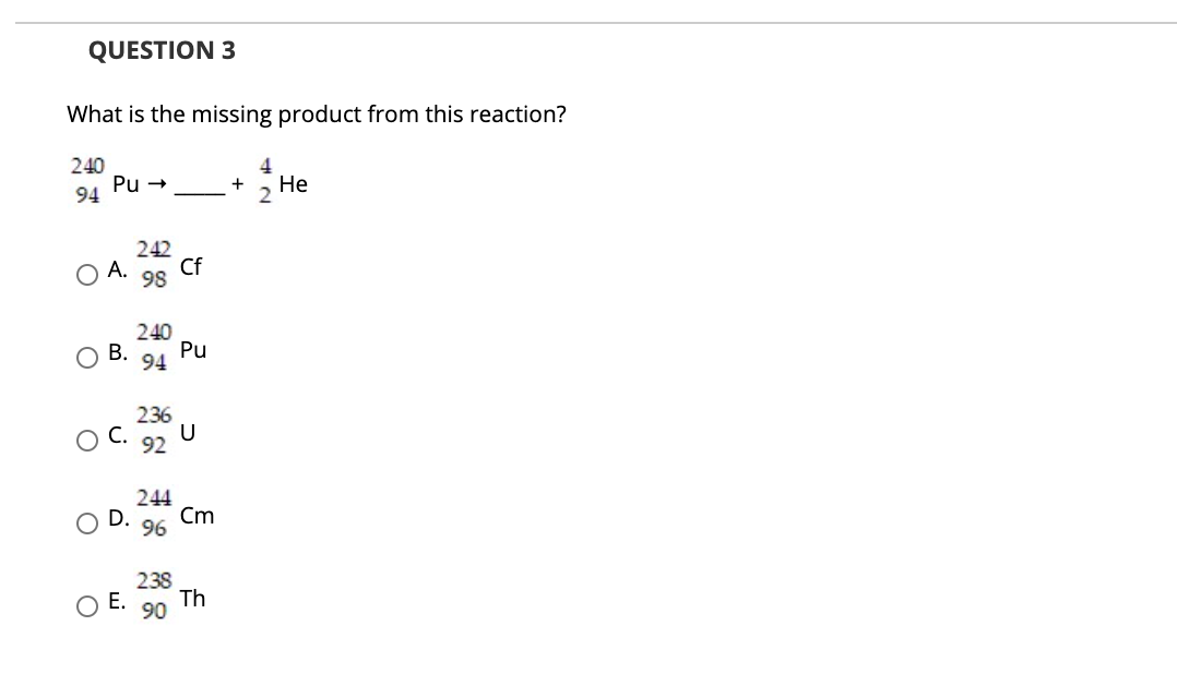 Solved QUESTION 4 The beta decay of cesium-137 has a | Chegg.com
